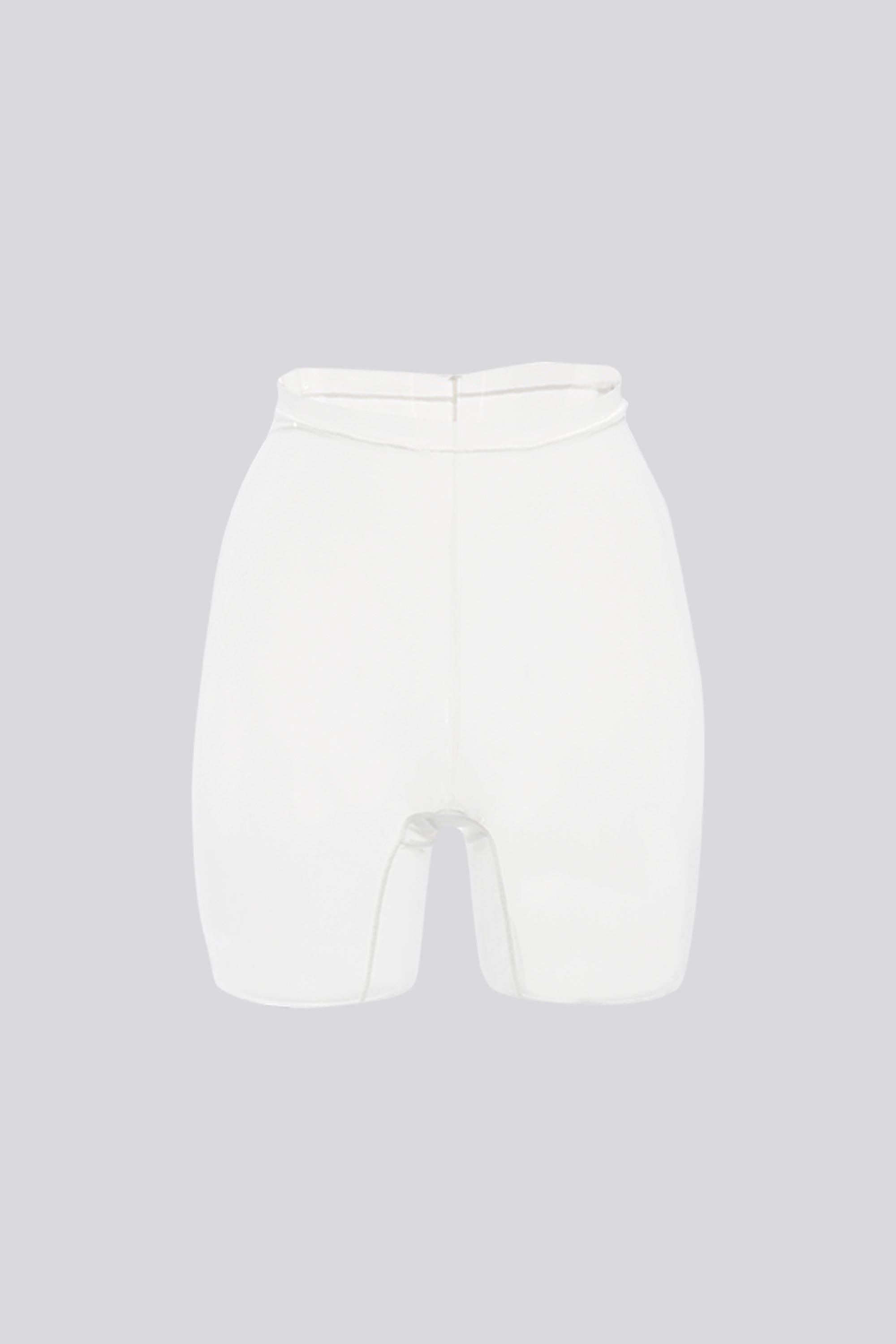 Invisible Mid Tight Tulle Short Ivory – Ellipse Lingerie