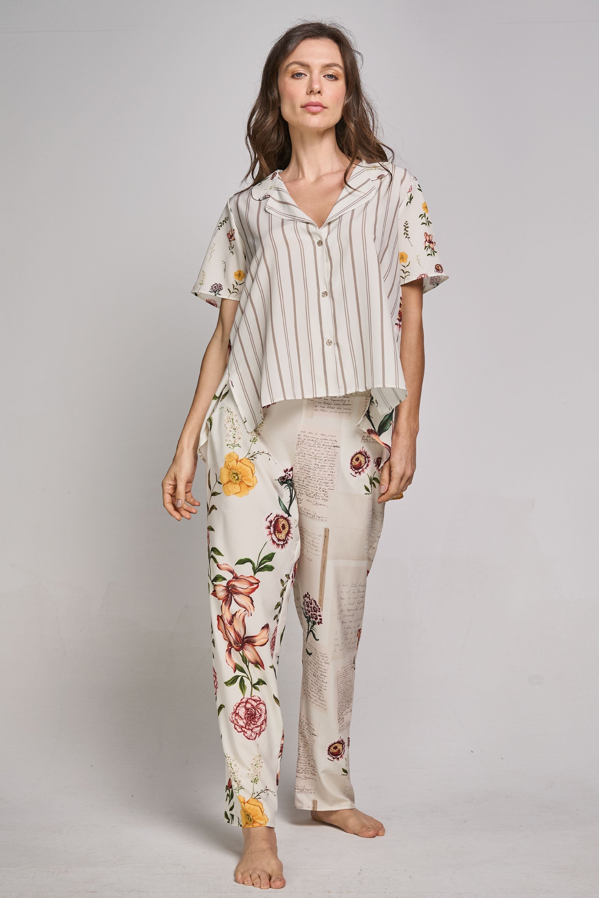 ELLIPSE SHORT SLEEVE PAJAMA SET – Ellipse Lingerie